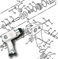 Chicago Pneumatic Schematics - Air Tool Parts Three Day Tool